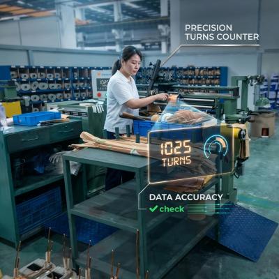 China Digital Turn Counter Transformer Wire Winding Machine Coil Spooling Winder for sale
