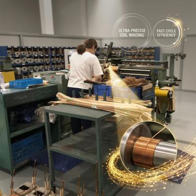 China Fast Cycle Transformer Wire Winding Machine Coil Spooling Coil Wire Winder for sale