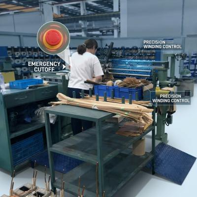 China Safety Transformer Wire Winding Machine Emergency Cutoff Coil Wire Winder for sale
