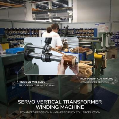 China Servo Vertical Transformer Wire Winding Machine Coil Spooling Wire Winder for sale
