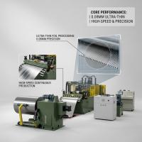 China Transformer Corrugated Fin Folding Machine 0.08mm Foil Thickness Fin Former for sale