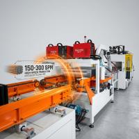 China Transformer Corrugated Fin Folding Machine 150-300 SPM Production Speed Fin Line for sale