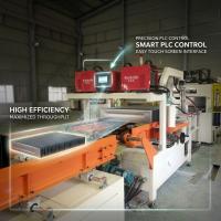 China PLC Transformer Corrugated Fin Folding Machine Touch Screen Fin Forming Press for sale