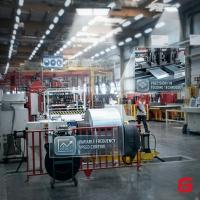China Transformer Corrugated Fin Folding Machine Variable Frequency Speed Fin Press for sale