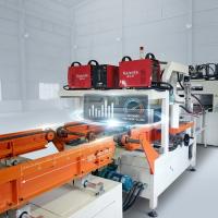 China H Type Transformer Corrugated Fin Folding Machine Oil Tank Fin Press Line for sale