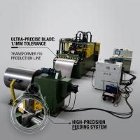 China Transformer Corrugated Fin Folding Machine 1.1mm Blade Thickness Fin Cutter for sale