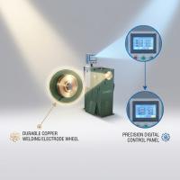 China Transformer Oil Tank Welding Machine Copper Electrode Wheel Seam Welder for sale