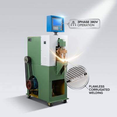 China 380V Transformer Oil Tank Welding Machine Three Phase Corrugated Welder for sale