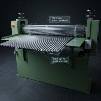 China Transformer Insulation Paper Board Corrugating Machine 3 Roll Forming Unit for sale