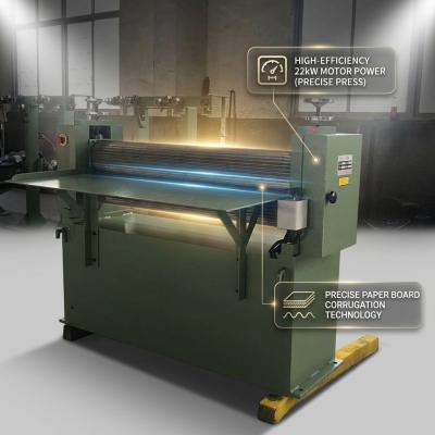 China Transformer Insulation Paper Board Corrugating Machine 22kW Motor Power Press for sale