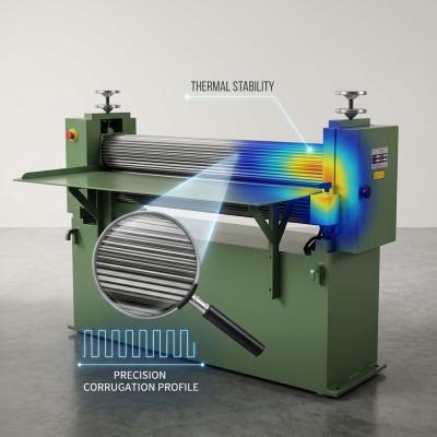 China Roll Forming Transformer Insulation Paper Board Corrugating Machine Press for sale