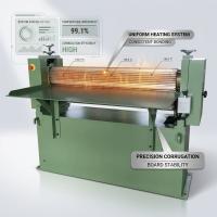China Transformer Insulation Paper Board Corrugating Machine Electric Heating System for sale