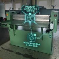 China Transformer Insulation Paper Board Corrugating Machine Flying Cutter System for sale