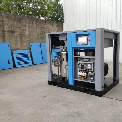 China 40bar 4Mpa screw air compressor 100% oil free PET screw air compressor for sale