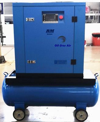 China 5.5kw 8bar 10bar 115psi 145psi Anest Iwata silent oil- free air compressor for sale
