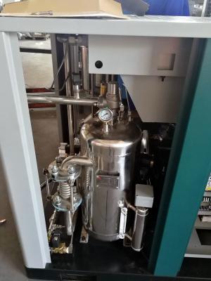 China 11kw 100% Oil Free Silent Screw Air Compressor water lubrication oil free screw air compressor for bread cake package ma for sale