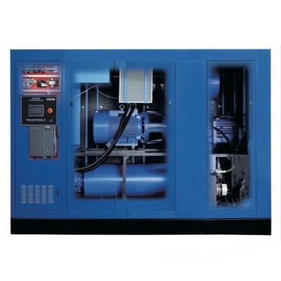 China Oil free positive displacement screw blowers for waste water treatment system for sale