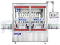 China 10 Nozzle Edible Oil Filling Machine PLC Controlled Piston Filling Machine for sale