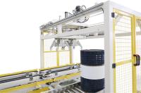 China 200L-1000L Barrel Filling Pesticide Filling Machine with Multiple Azimuth Rotating Filling Head and Anti-Dripping Hopper for sale
