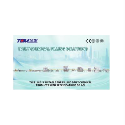 China Automatic Dishwashing Liquid Filling Machine For Fabric Softener And Sope for sale