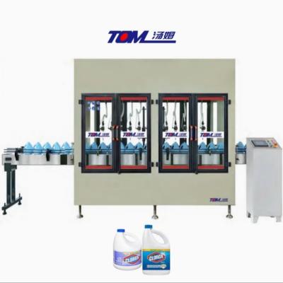 China 500ml-3000ml Anti Corrosion Non Metal Bleach Filling Capping Machine for sale