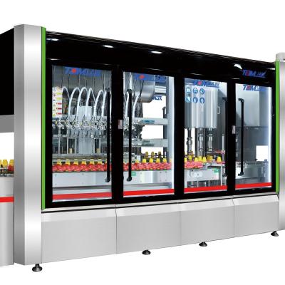 China Round / Square Bottle Pesticide Filling Equipment Online And Offline Support for sale