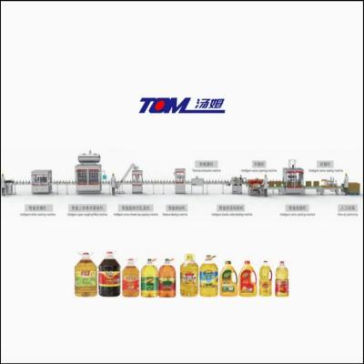 China Advanced 1-5L Filling And Capping Machine For Edible Oil And Sauce for sale