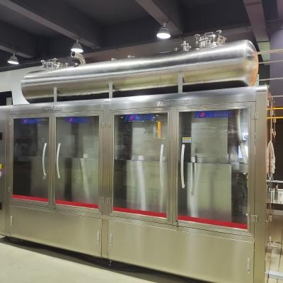 China Coating Solvent Filling Line Fully Automatical Control With Capping and Labeling Machine for sale