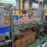 China Fully Auto Stain Remover Filling Capping Labeling Machine Factory Made for sale