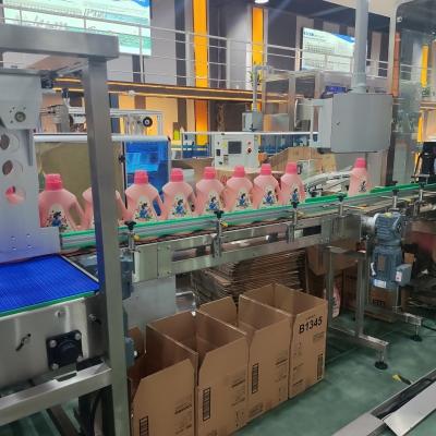 China Fully Auto Stain Remover Filling Capping Labeling Machine Factory Made for sale