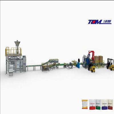 China 25kg Automatic Powder Packaging Line to Finished Bags for sale