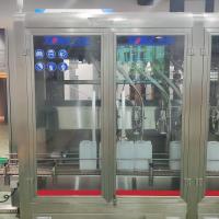 China Hot Sale 1-5L Detergent Liquid Filling Machine With Capping and Lableling Integrated for sale