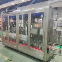 China Hot Sale 1-5L Detergent Liquid Filling Machine With Capping and Lableling Integrated for sale