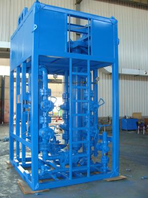 China 10000 Psi Surface Test Tree Dual Port Sand Filter Skid Mounted API 6A Standard for sale