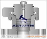 China 10000 Psi Wellhead Christmas Tree Components API 6A Flanged Alloy Steel Cap for sale