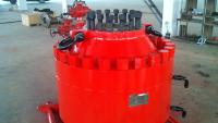 China Red Color Oil Well Blowout Preventer Spherical Rubber Annular BOP FH35-35 for sale