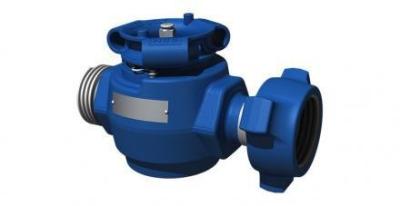 China Blue High Pressure Wellhead Valves For Oil Well Cementing Operation for sale