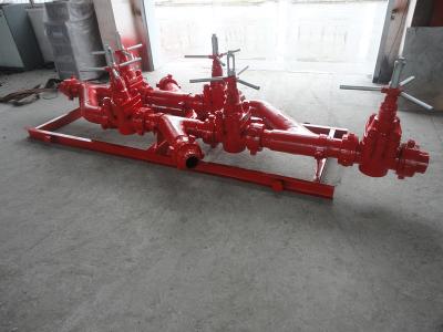 China Oil well drilling operation Wellhead Manifold with Mud Gate Valve 10000 psi for sale