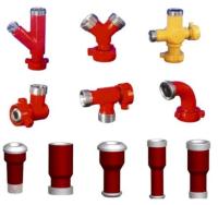 China High Pressure Integral Wellhead Fittings XY Wye / Elbow / Tee U Temperature Class for sale