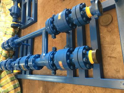 China 1440 Psi Surface Well Testing Equipment Oil Diverter Ball Valve Manifold 3