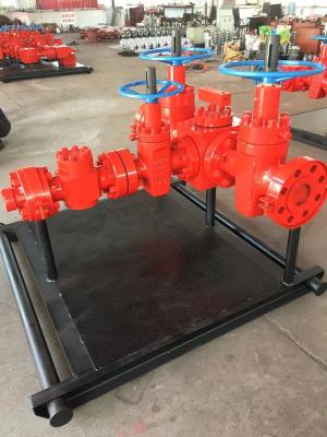 China Testing Well Wellhead Manifold For Diverting API 16C DL 3 1/16
