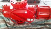 China Red Wellhead Surface Safety Valve , FC Hydraulic Gate Valve With Manual Operation for sale