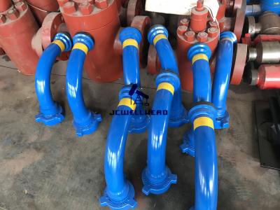 China 90 Degree Elbow Integral Wellhead Fittings For Well Testing for sale