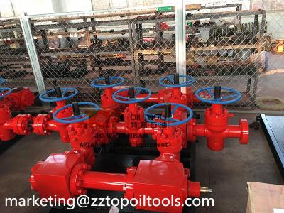 China API Skid Mounted Kill Choke Manifold Assembly For Sour Gas Well  4-1/16