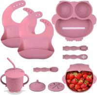 China Practical Nontoxic Silicone Food Catcher Bibs Heatproof Lightweight for sale