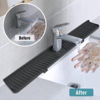 China FDA Reusable Silicone Kitchen Product Sink Water Splash Guard for sale