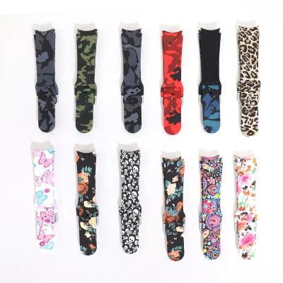 China Multicolor Waterproof Silicone Watch Strap , Lightweight Smartwatch Silicone Bands for sale