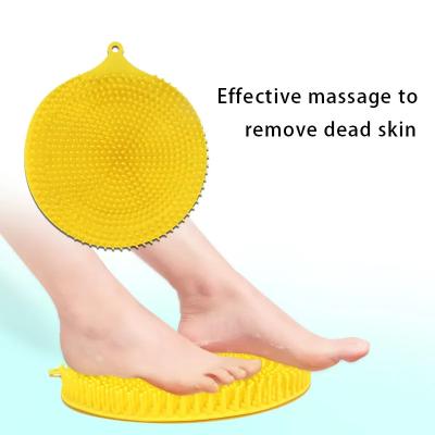 China Non Slip Multiscene Silicone Shower Mat Foot Scrubber Odorless for sale
