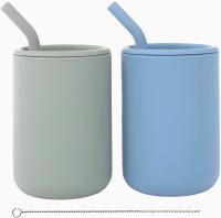 China Durable BPA Free Silicone Sippy Cup , Leakproof Silicone Training Cups for sale