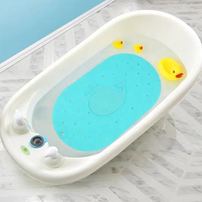 China LFGB Bathroom Silicone Shower Mat Thickened Waterproof Sturdy for sale